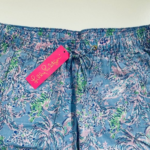 Lilly Pulitzer | Pants & Jumpsuits | Nwt 28 Lilly Pulitzer Taron Linen ...